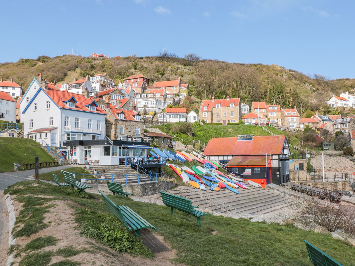 The Pines at Runswick Bay luxury lodges near a beach