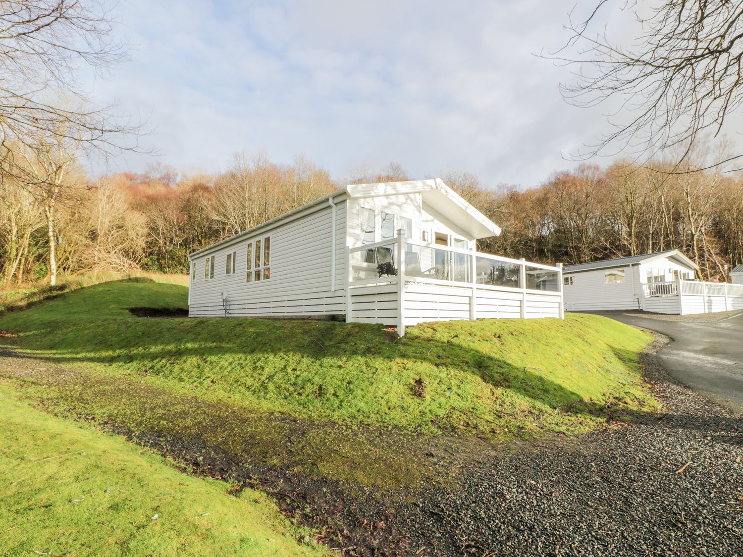Wemyss Bay Holiday Park in Scotland. Close to the sea