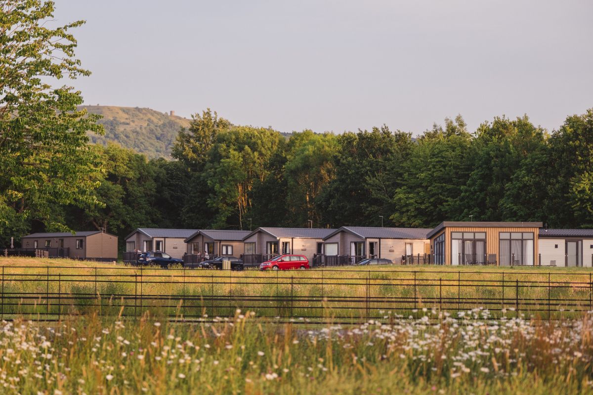Bredon View Holiday Park. Hot tub lodges in Worcestershire