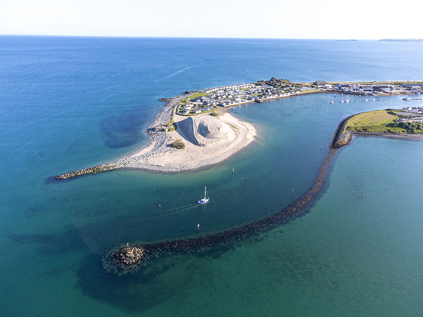 Gimblet Rock Holiday Park in North Wales. Holiday Lodges by the sea