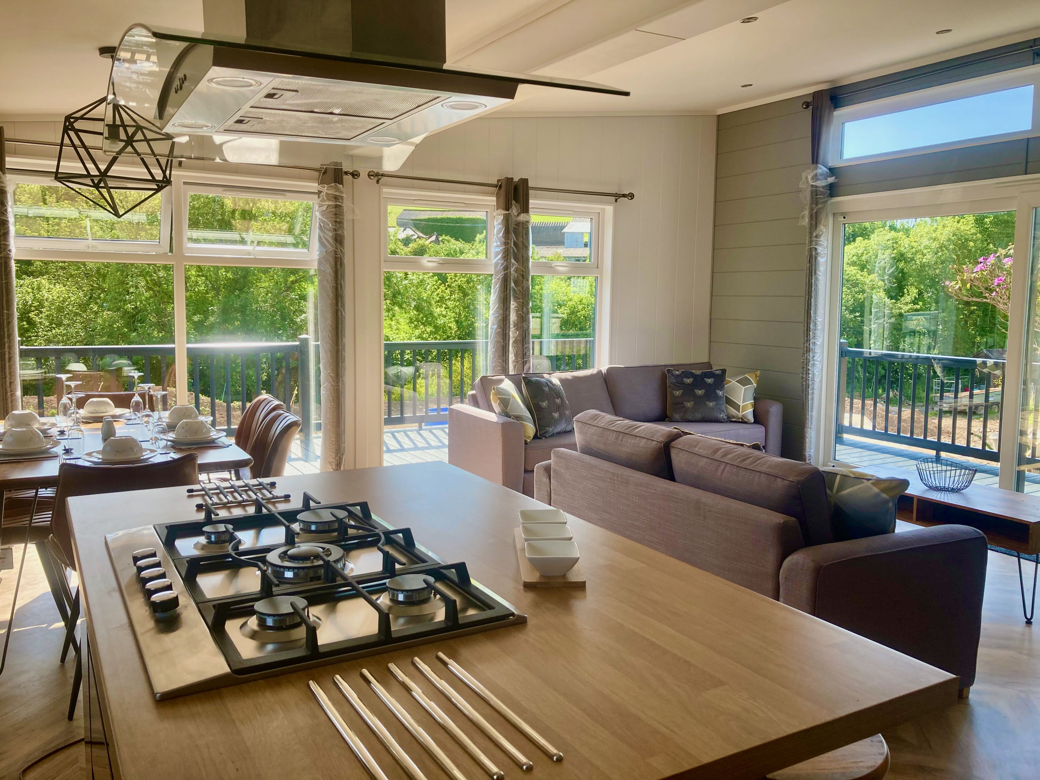 Little Dinham Holiday Park, lodges for sale in North Cornwall